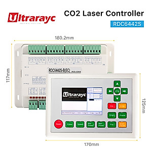Ruida CO2 Laser Controller DSP Board RDC6442S RDC6442G RdWorks Support LightBurn for CO2 Laser Engraving Cutting Machine(Ultrarayc)