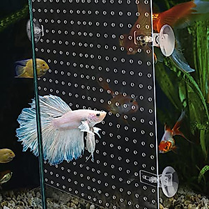 Acrylic Aquarium Fish Tank Divider Clear Kit Fit for All Type Aquarium Divider with Suction Cups (Kit A -1 PC 9.8"x11.8")
