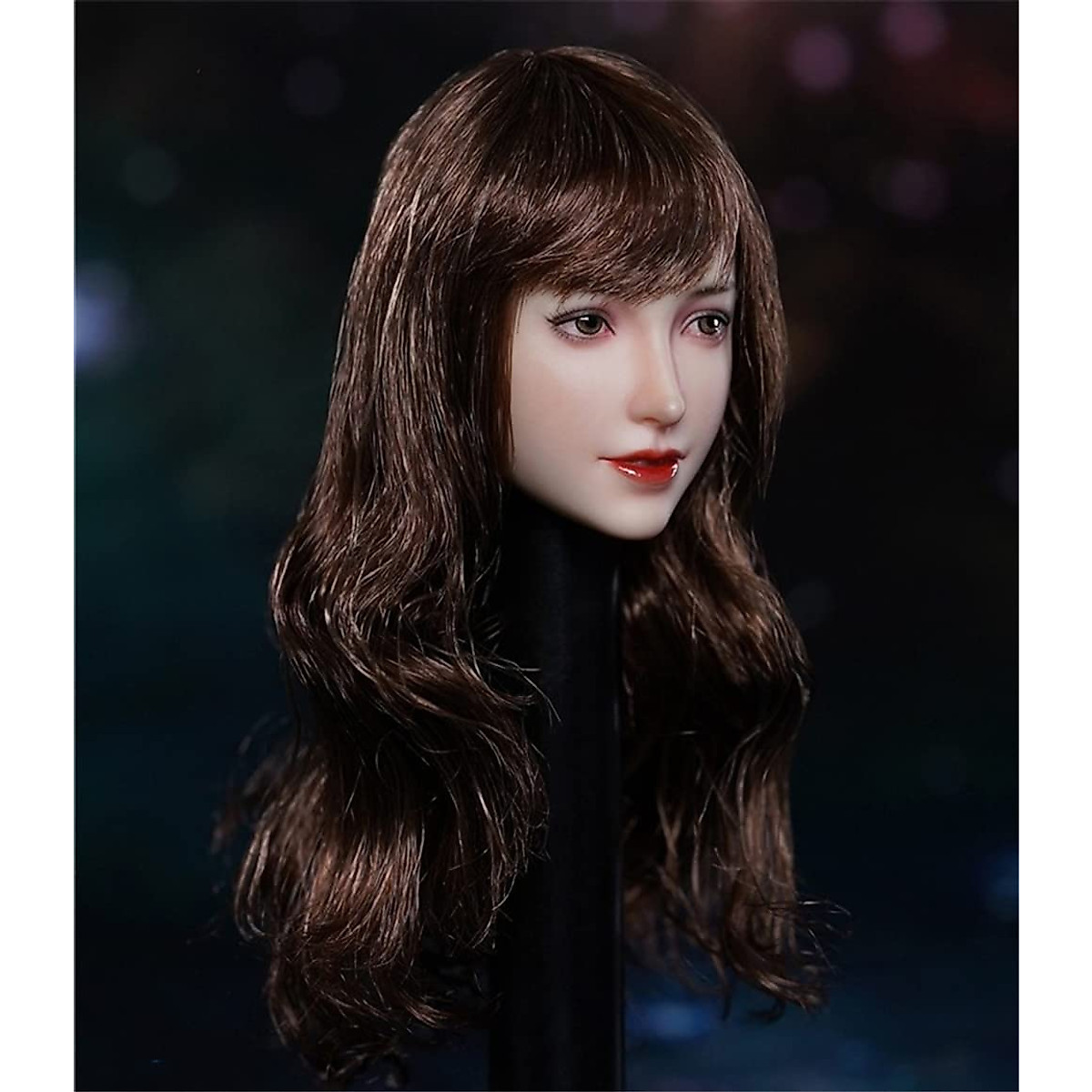 HiPlay 1/6 Scale Female Figure Head Sculpt, Charming Girl Doll Head for 12 Inch Action Figure TBLeague JIAOUDOLL HS108(C)