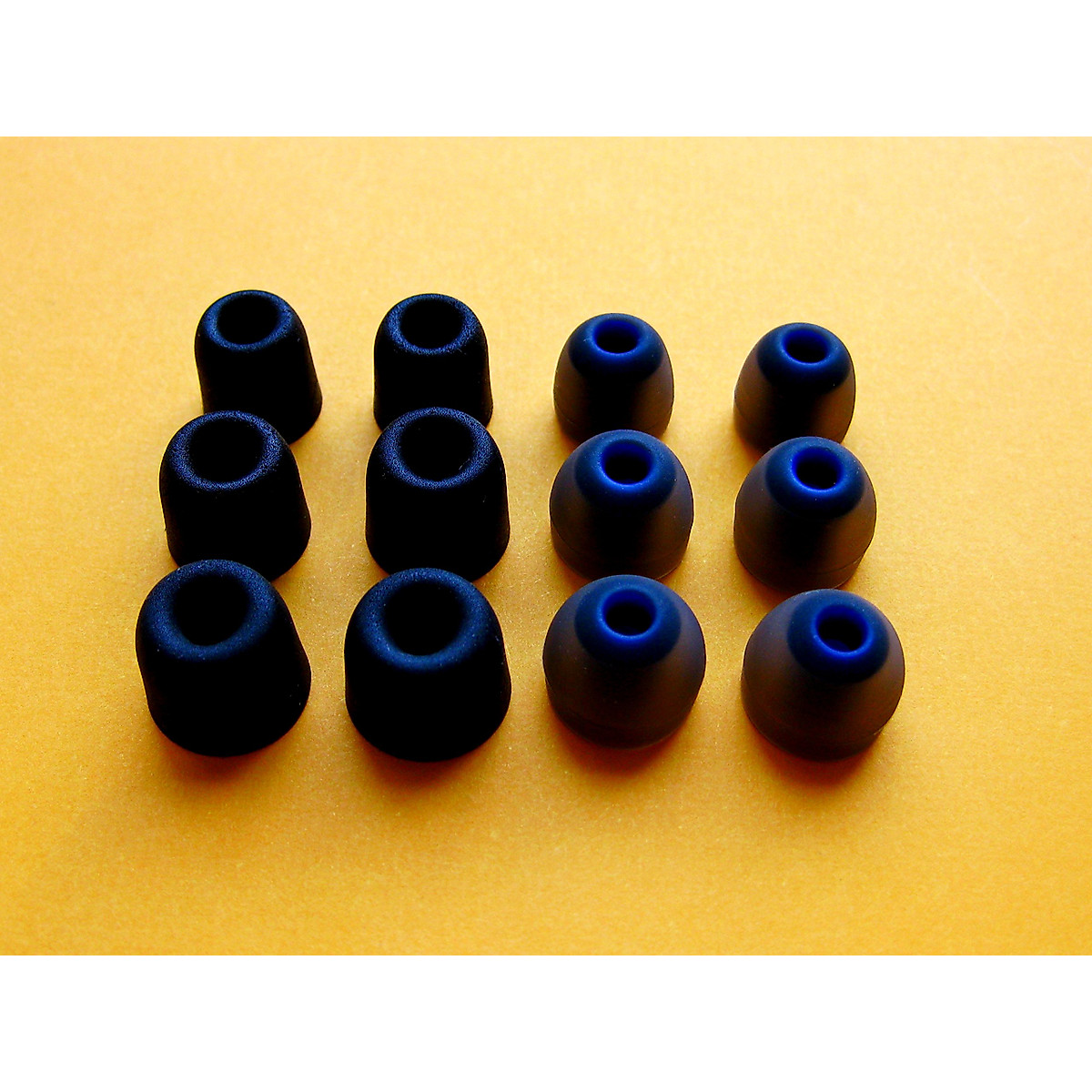 12pcs (BMF-B)- S/M/L Premium Memory Foam and Round Replacement Earbuds Ear Tips Compatible with Plantronics Backbeat Go 3 and Go 2 Wireless in Ear Earphones Headphones