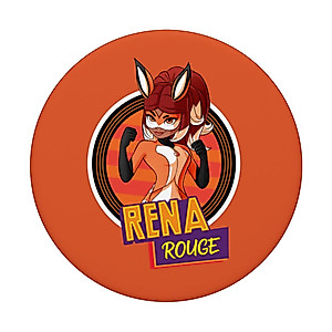 Miraculous Ladybug Orange Collection Rena Rouge badge PopSockets Swappable PopGrip