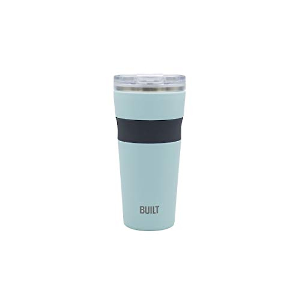 BUILT 24 Ounce Shasta Double Wall Vacuum Insulated Stainless Steel Coffee and Water Tumbler with Easy to Clean Flip to Open Lid