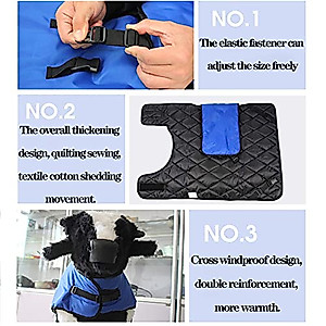 Calf Blanket/Cow Blanket Thickened Warm Calf Clothing Windproof Waterproof Calf Warm Artifact Calf Cattle Blanket for Calf Cold Clothing Blanket for Little Bull/Cattle/Ox Blue