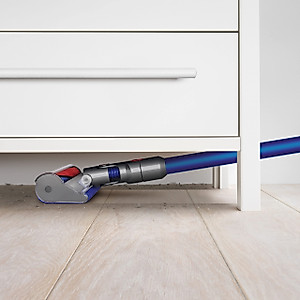 Dyson - V7 Fluffy Hardwood Cord-Free Stick Vacuum - Iron/Blue