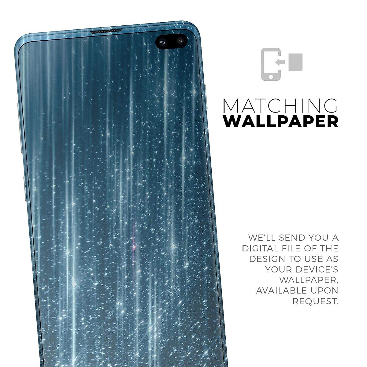 DesignSkinz Radiant Blue Scratched Surface Protective Vinyl Decal Wrap Skin Cover Compatible with The Samsung Galaxy S20 (Screen Trim & Back Glass Skin)