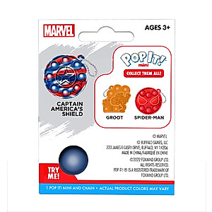 Buffalo Games - Marvel - Pop It! Mini Captain America