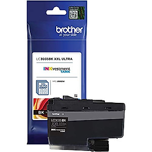 Brother Genuine LC3035BK, Single Pack Ultra High-Yield Black INKvestment Tank Ink Cartridge, Page Yield Up to 6,000 Pages, LC3035, Amazon Dash Replenishment Cartridge