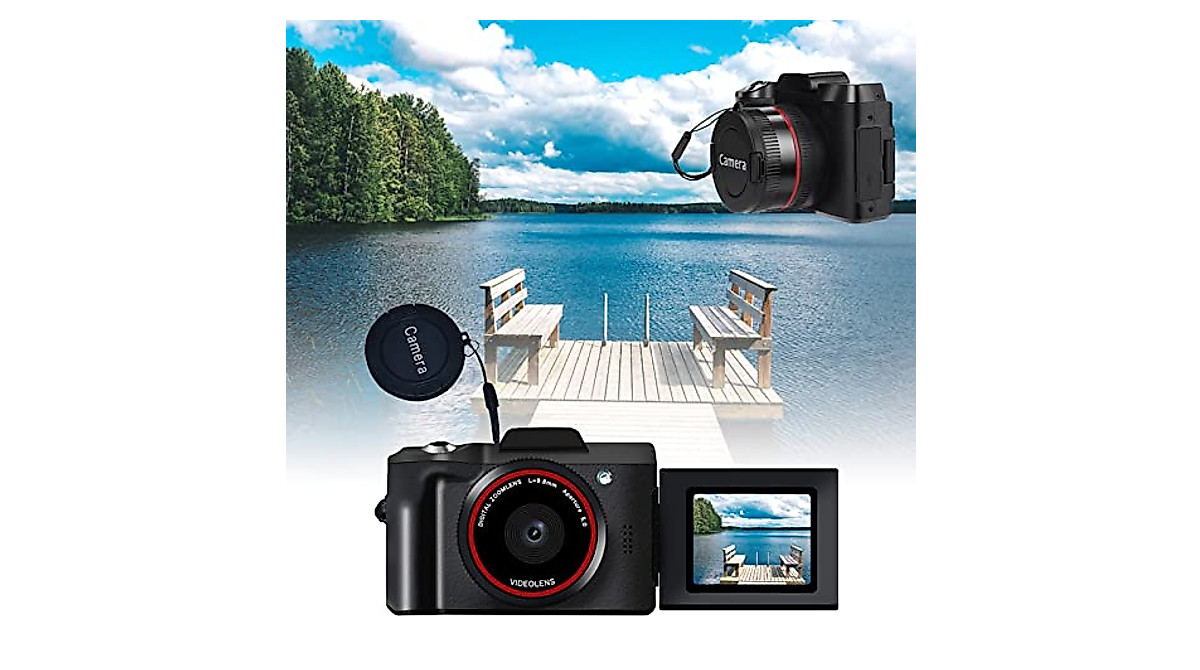 HD Digital Camera with Flip Screen & 16X Zoom | Capture Moments Easily