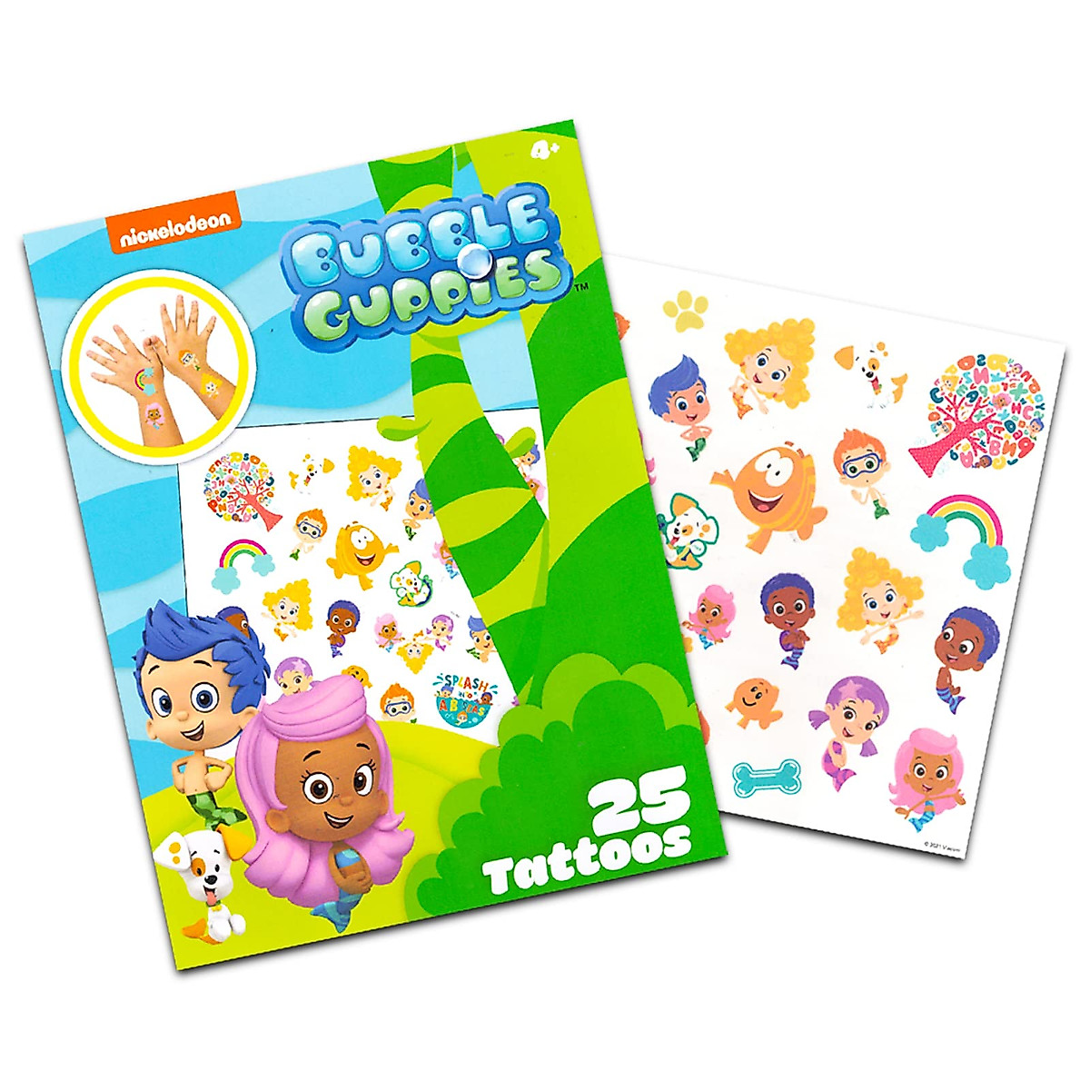 Kids Temporary Tattoos for Girls Boys Bulk Assortment ~ Bundle Includes 200 Kids Temporary Tattoos Featuring Spongebob, Rescue Bots, Cars, and More (Kids Party Favors Party Supplies)