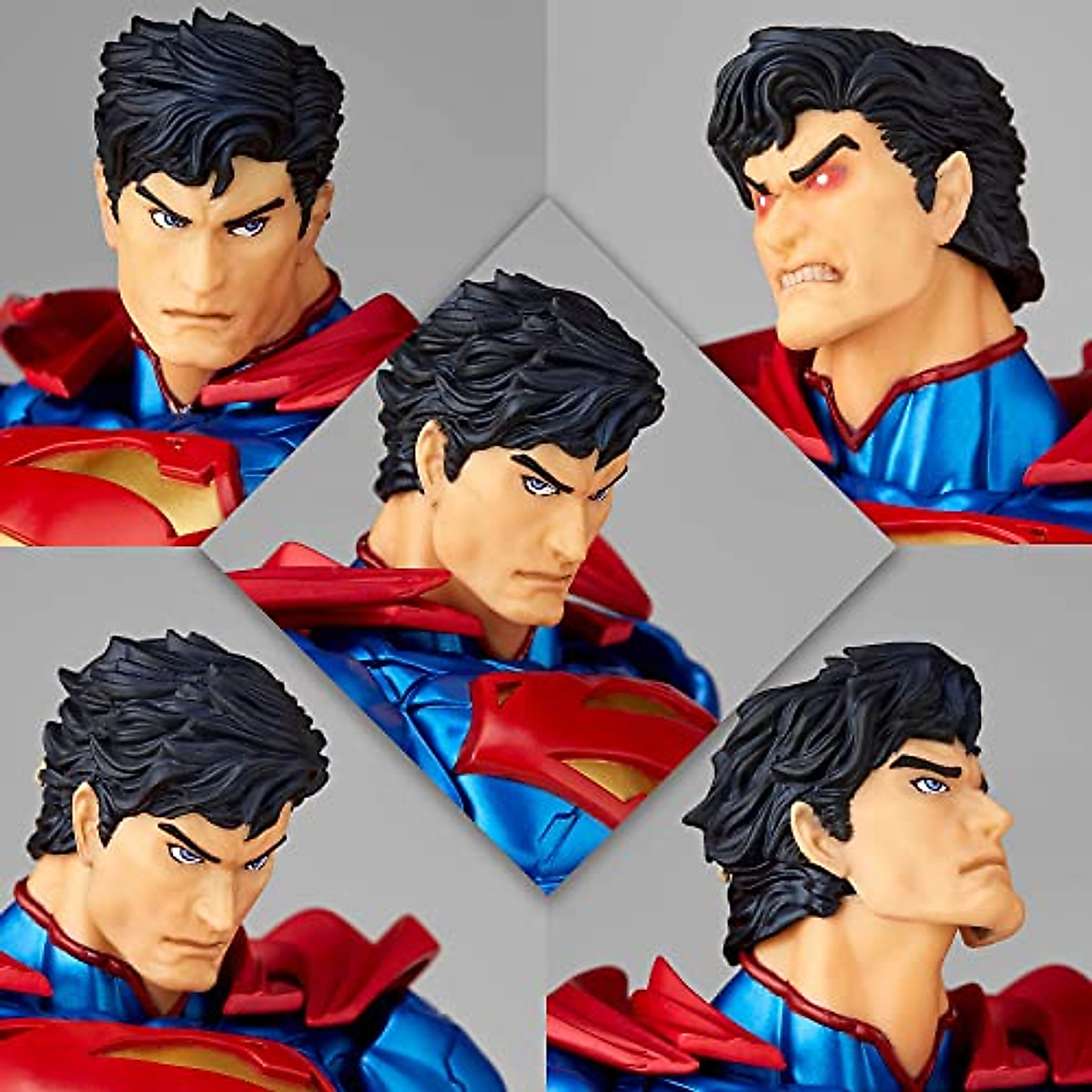Kaiyodo Amazing Yamaguchi: Superman Action Figure, Multicolor