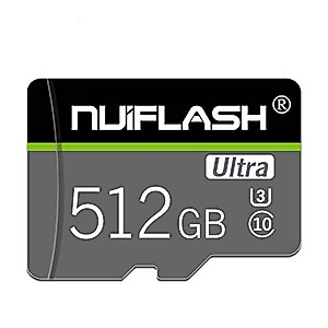 512GB Micro SD Card Class 10 TF Memory Card High Speed Memory Card for Smartphone,Camera,PC,Mac,Drone,Portable Gaming Devices（512GB）