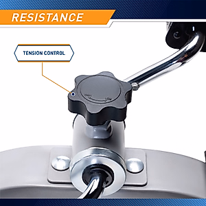 Marcy Portable Mini Pedal Exercise Cycle Compact Bike with Adjustable Manual Resistance, 8 Pounds NS-912