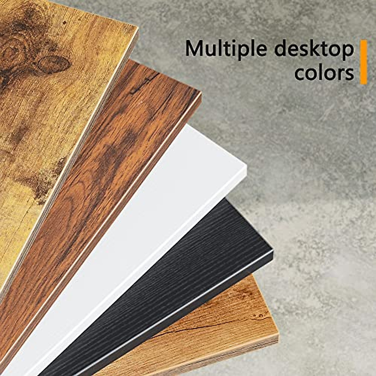 CubiCubi L Shaped Desk, 55.1 inch Corner Computer Desk with Storage Shelves, Study Writing Table Workstation with Open Shelves for Home Office, Rustic Brown