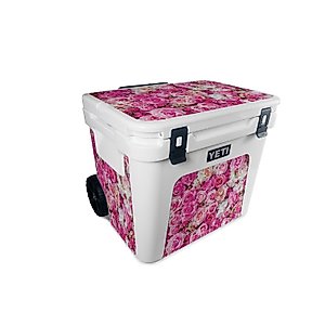 MightySkins Skin Compatible with Yeti Roadie 60 Wheeled Cooler - Bed of Roses | Protective, Durable, and Unique Vinyl Decal wrap Cover | Easy to Apply, Remove, and Change Styles | Made in The USA
