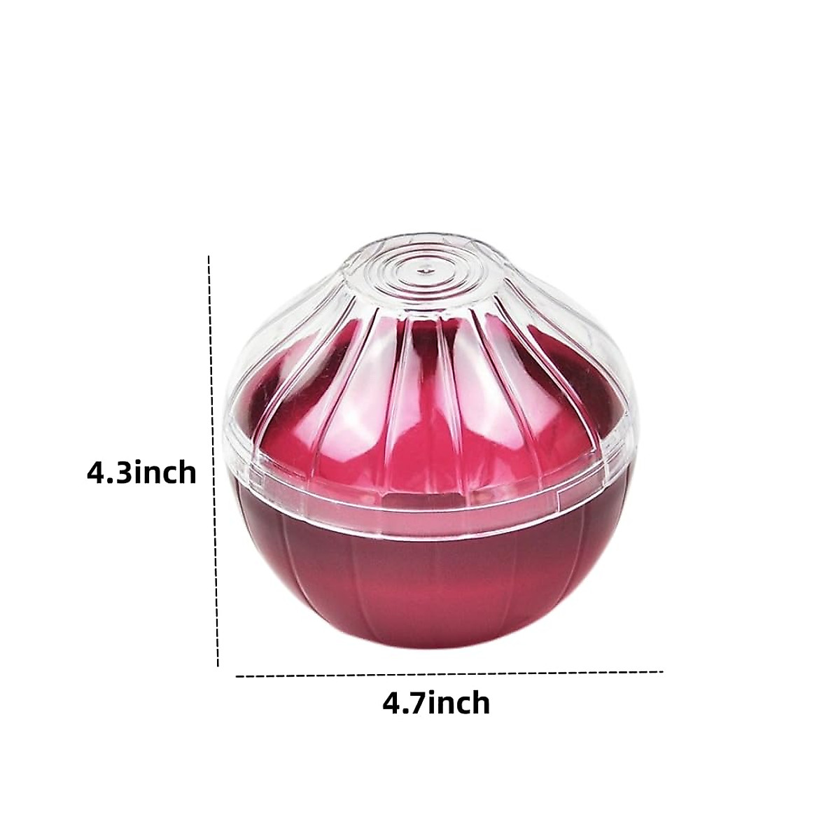 XIZHI 2 Pack Onion Storage Containers Reusable Refrigerator Onion Saver Container Keep Onion Fresh for Leftover Onion Storage Holder for Fridge