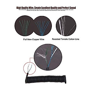 WLFYS WF007 3.5mm Listen Only Law Enforcement Two Way Acoustic Tube Police Radio Earpiece,1 Pin Surveillance Walkie Talkie Transceivers Ear Bud Receiver Speaker Headset