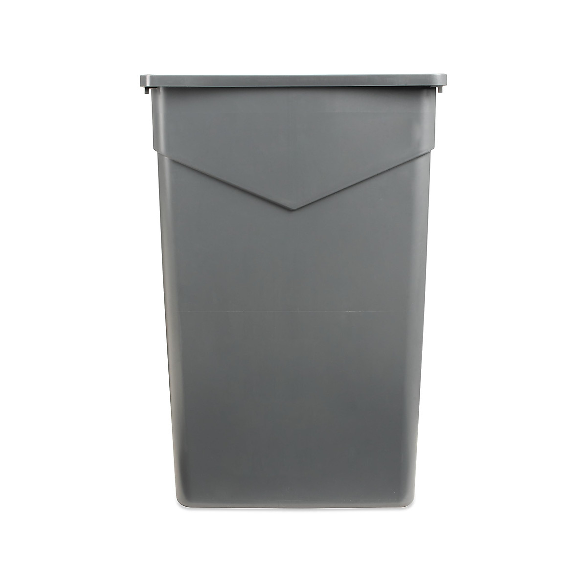 Carlisle FoodService Products 34202323 TrimLine Rectangle Waste Container Trash Can Only, 23 Gallon, Gray