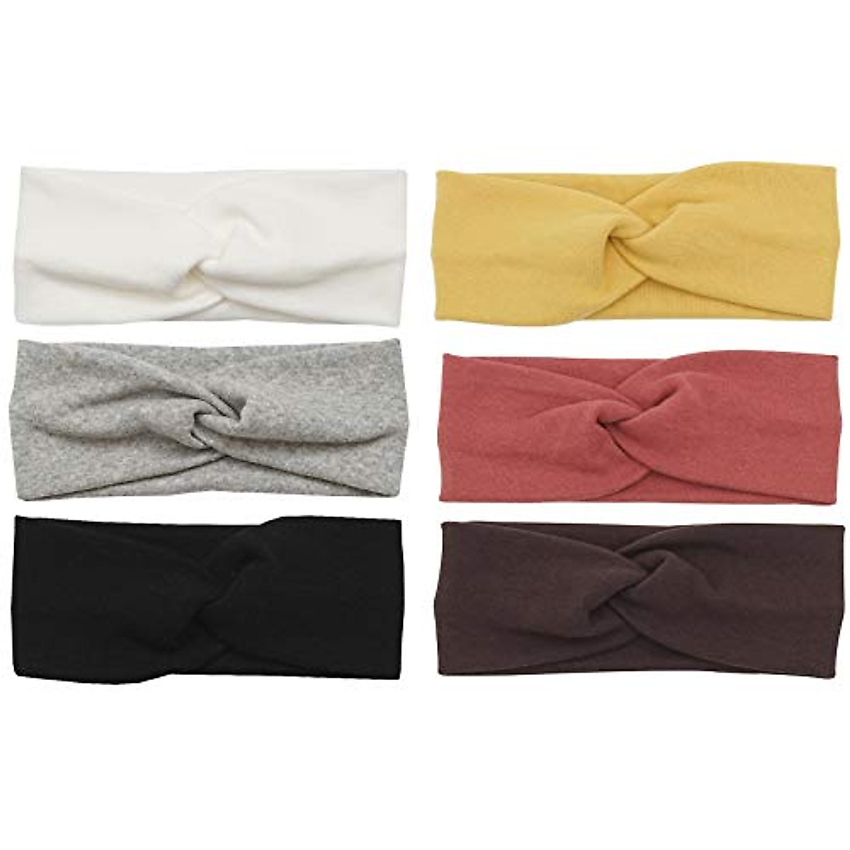 AVAUMA Baby Girl Boy Headbands Bow and Turban, Fits Newborn Infant Toddler and Children Hair Accessories (TB_MY/DPK/BW/WH/GR/BK)