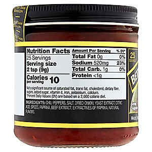 Better Than Bouillon Chili Base, Made from Select Roasted Chili Peppers & Spices, Blendable Base for Added Flavor, 8-Ounce Jar (Pack of 1)