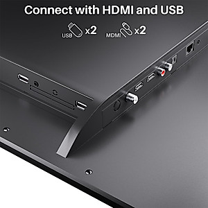 SYLVOX Smart RV TV, 22 inch TV with DVD Player Built-in, 12 Volt TV for RV Camper 1080P FHD, Android Smart Free Download APPs, Support WiFi Bluetooth, 2 HDMI & 2 USB, AC/DC Powered, Frameless Design