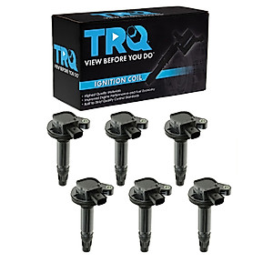 TRQ Direct Ignition Coil Set of 6 Kit for Ford Fusion Flex Edge Taurus Lincoln MKS MKT