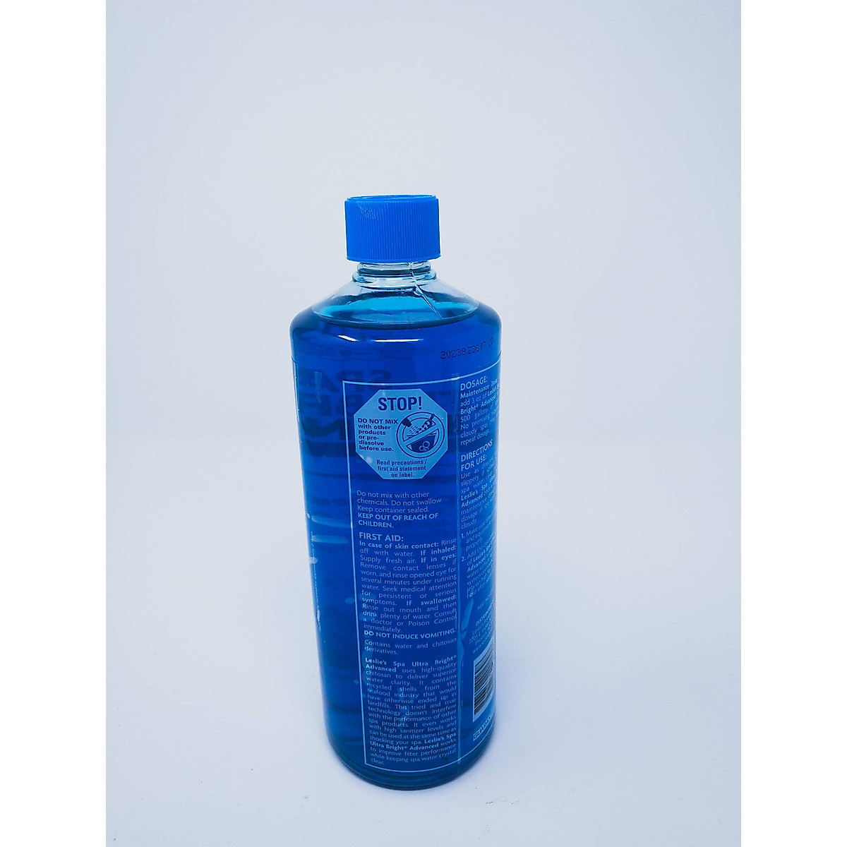 Leslie's Ultra Bright Advanced Clarifier for Swimming Pools - Fast-Acting, Non-Foaming Formula - 1 Quart