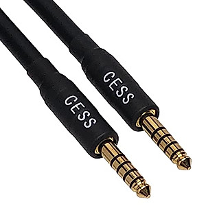CNCESS CESS-248-1f Balanced 4.4mm Male to Male Patch Cable for DAC Headphone Amp (1 Foot)