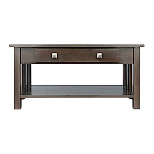Winsome Wood Stafford Occasional Table, 18 H, Oyster Gray