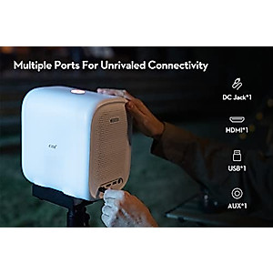 Netflix Projector, COI UNO5 Projector with 800 ANSI Lumens, 1080P Projector Support 4K, Smart Projector with Linux System, Projector with WiFi and Bluetooth,Dolby, HDR10, Auto Focus/Keystone