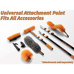 EXTEND-A-REACH Christmas Light Hanger Tool Attachment (Attachment Only) // Christmas Light Installation, String Lights, Birdfeeders // Twist-On Utility Hook Fits Standard Acme Threaded Pole