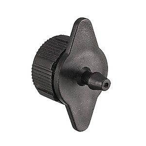 uxcell Pressure Compensating Dripper 1 GPH 4L/H Emitter for Garden Lawn Drip Irrigation with Barbed Hose Connector, Plastic Black 15pcs