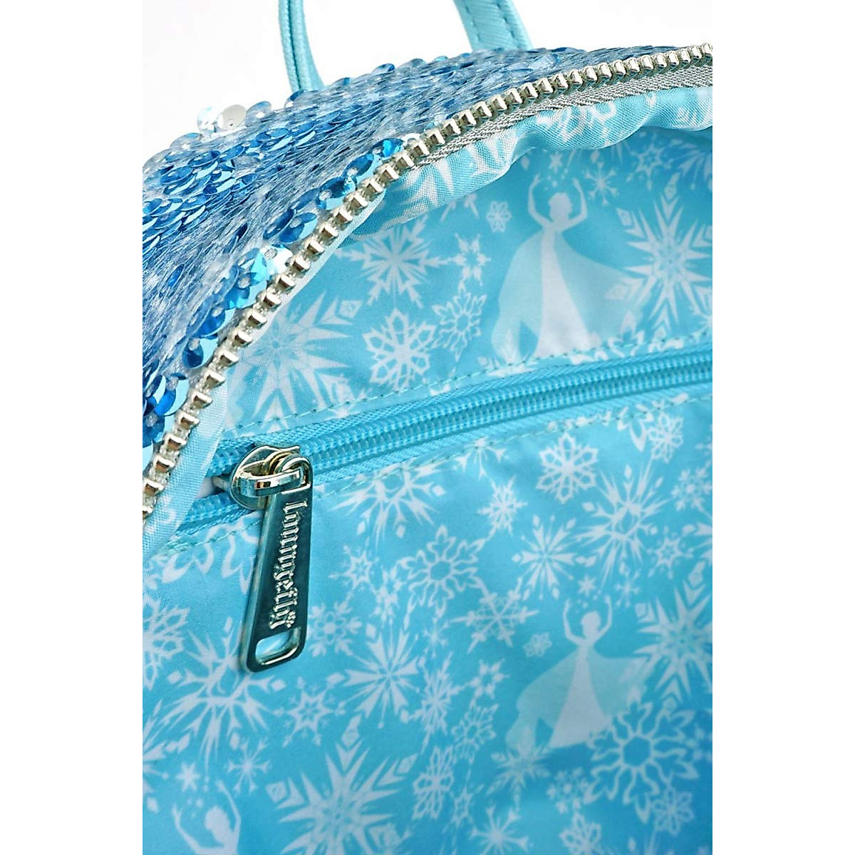 Loungefly Frozen Elsa Reversible Sequin Mini Backpack
