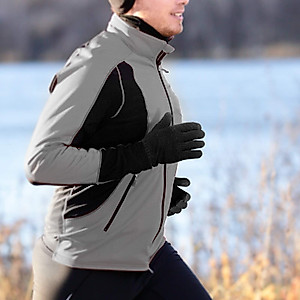 Evridwear 3 Pairs Winter Touchscreen Fingerless Gloves Cold Weather Thermal Warm Glove for Men Women