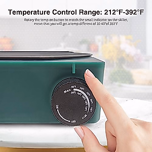 Ksedcon Electric Hot Glue Pot, 580ml Hot Glue Melting Pot for Crafiting with Temperature Control 212°F-392°F, Glue Skillet Able to Melt Glue Pieces and Glue Sticks (600, volts_of_alternating_current)