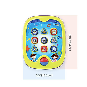 Boxiki kids Smart Pad Educational Toys for Babies and Children - Preschool Learning Toddler Tablet Toy for Infants. Learn ABC, Numbers & Play Games.Learning Toys for 3,4,5 Years Old Boys & Girls