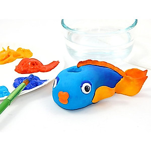 Crayola Air Dry Clay Bucket, No Bake Clay for Kids, Modeling Clay Alternative, 5 lb Resealable Bucket, White