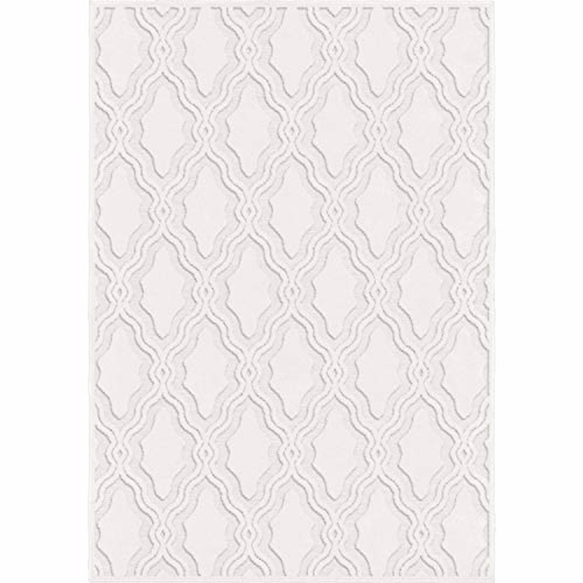 My Texas House by Orian Indoor/Outdoor Cotton Blossom Area Rug, 7'9" x 10'10", Natural