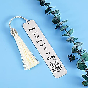 Thank You Bookmark Retirement Gifts for Women Men Book Lovers Graduation Christmas Birthday Thanksgiving Teachers Day Going Away Leaving Gifts for Teacher Tutor Coworkers Colleagues Best Friends
