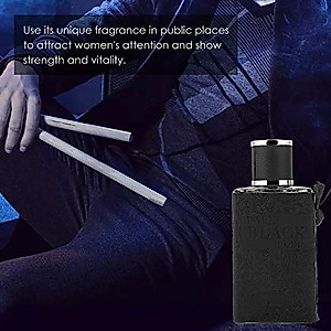 Men Cologne Perfume, French Men Fragrance Long-Lasting Eau de Toilette Birthday Gift for Business Date and Dinner 80ML(YT1761 Black)