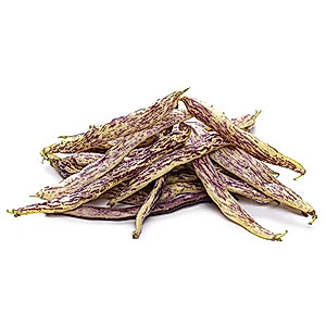Dragon's Tongue Bush Bean Seeds for Planting, (Dragon Langerie), 25+ Heirloom Seeds Per Packet, (Isla's Garden Seeds), Non GMO Seeds, Scientific Name: Phaseolus vulgaris, Great Home Garden Gift