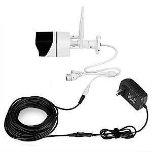 4 Pack Power Extension Cord 2M (6.56ft), 5.5mm x 2.1mm DC 12V Power Supply Adapter Extension Cable Male 2 Female Plug Cable for CCTV Cameras, DVR Etc