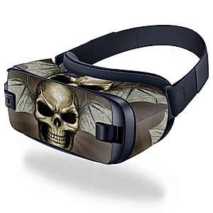 MightySkins Skin Compatible with Samsung Gear VR (2016) wrap Cover Sticker Skins Skeletor