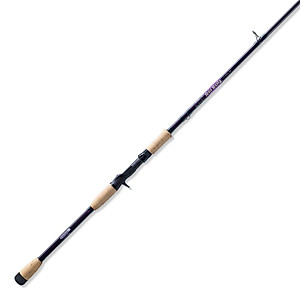 St. Croix Rods Mojo Musky Casting Rod Extra-heavy/Fast , Black Cherry Metallic, 7'2"