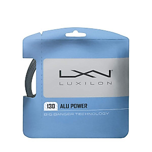 Luxilon ALU Power 130 Tennis String Set, Silver