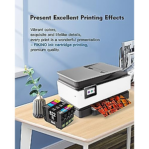 822XL Ink Cartridges Remanufactured for 822 T822 XL Ink Cartridges Replacement for Epson 822 XL T822XL for Epson Workforce Pro WF-3820 WF-4820 WF-4830 WF-4833 WF-4834 Printer (BCMY, 4 Pack)