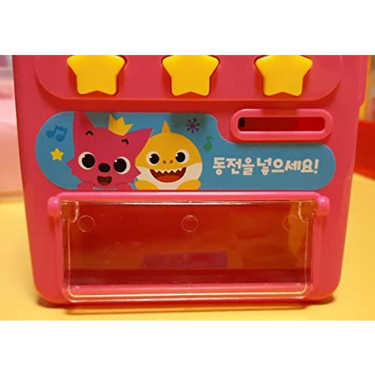 Kids Baby Cute Shark Family Mini Drink Vending Machine Toy+2Cheese#.3 Tissue