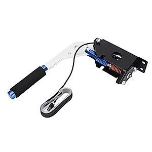 Game Handbrake, High Hardness Aluminium Alloy Easy Installation Linear Game Handbrake for G27 G25 G29(Blue)