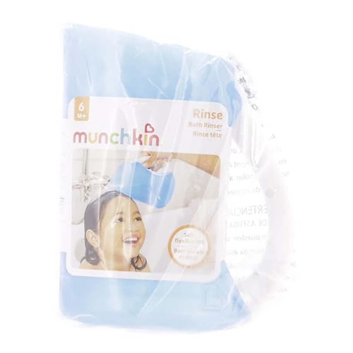 Munchkin Soft Rim Shampoo Rinser with Easy-Grip Handle, Blue