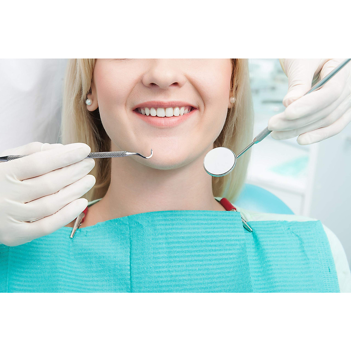 Dental Plaque Remover Tool for Teeth Cleaning - Tooth Scraper for Plaque and Tartar Remover Tool - Dentist's Stainless Steel Dental Scaler Scraper Pick