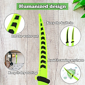 Fish Fillet Knife, 7 Inches Professional Fishing Fillet Knife Set Stainless Steel Blade in Corrosion Resistant Coating, with Sharpener and Cutting Resistant Gloves, for Fishing and Outdoor, Green